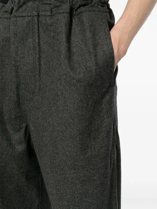 UNIFORME Drawstring-fastening Straight-leg Trousers