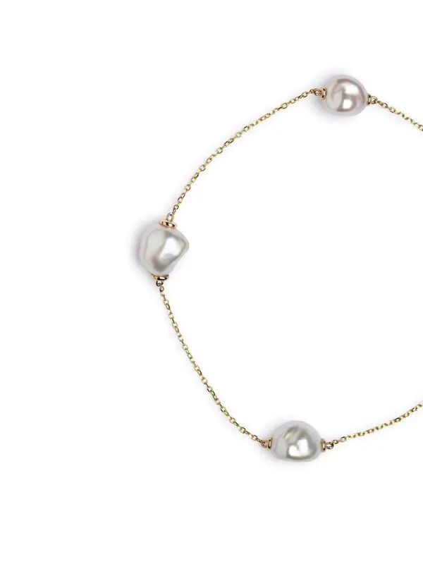 AUTORE MODA 9kt Yellow Sophia Pearl Bracelet