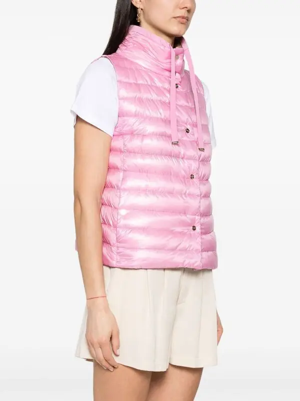 Herno Reversible Puffer Gilet - Pink