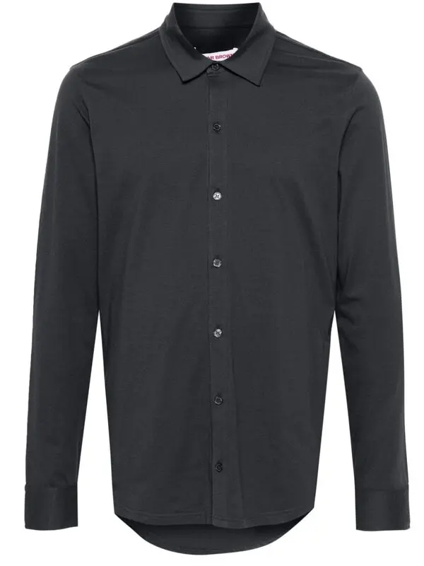 Orlebar Brown Giles Cotton Silk Shirt - Grey