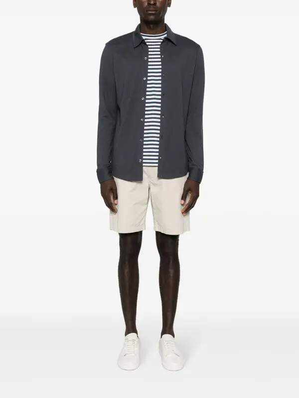 Orlebar Brown Giles Cotton Silk Shirt - Grey