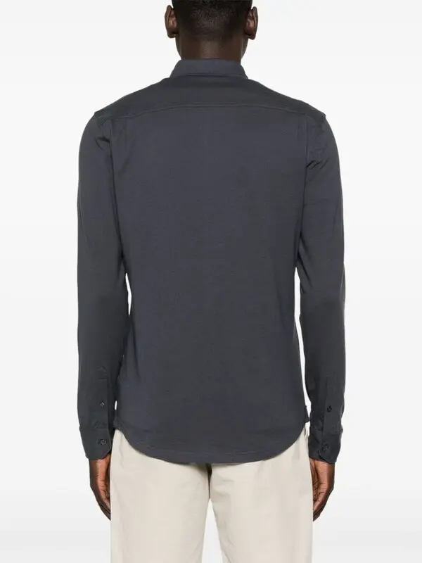 Orlebar Brown Giles Cotton Silk Shirt - Grey