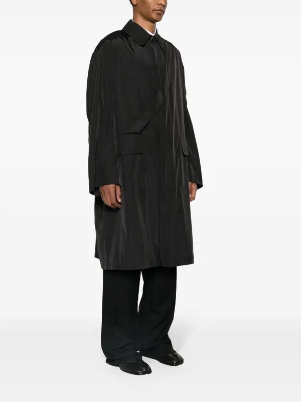 Random Identities Single-breasted Padded Coat - Black
