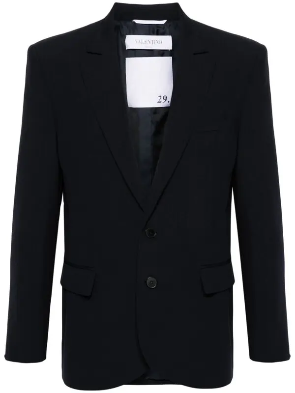 Valentino Garavani Notched-lapels Single-breasted Blazer