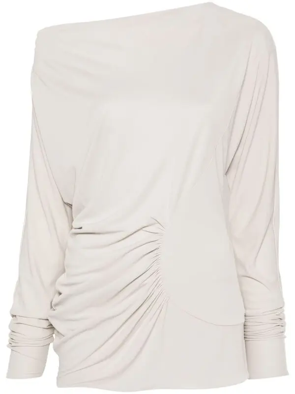 Khaite The Ciro Ruched Top