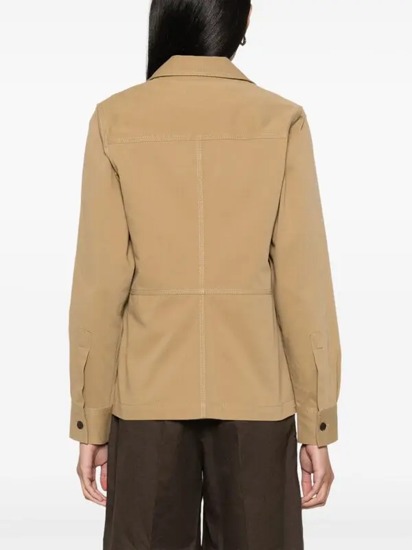 Closed Panelled Twill Shirt Jacket