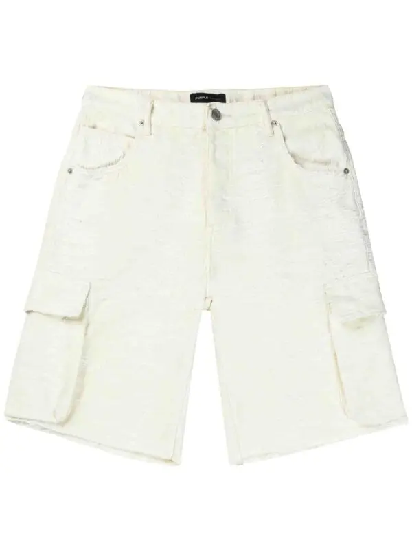 PURPLE BRAND Cargo Cotton-blend Shorts