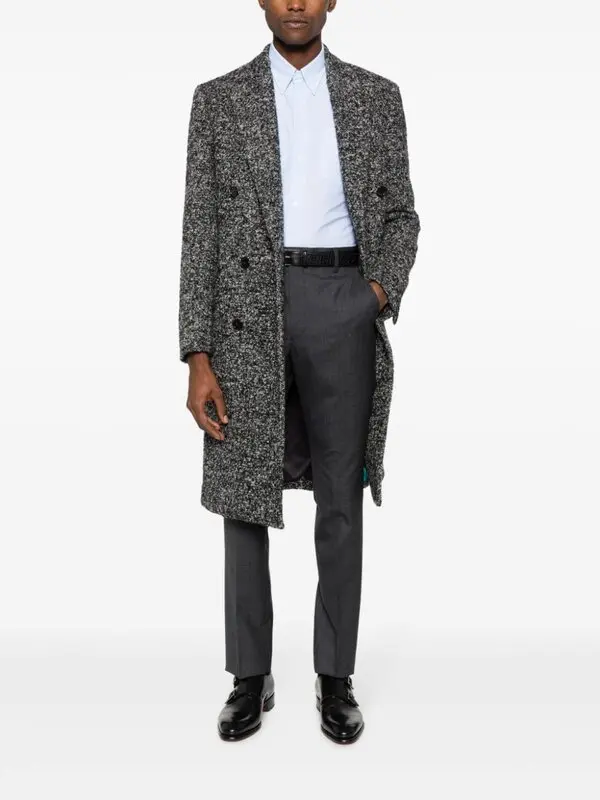 FURSAC Virgin Wool Tailored Trousers - Grey