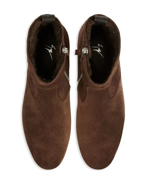 GIUSEPPE ZANOTTI Ron Ankle Boots - Brown