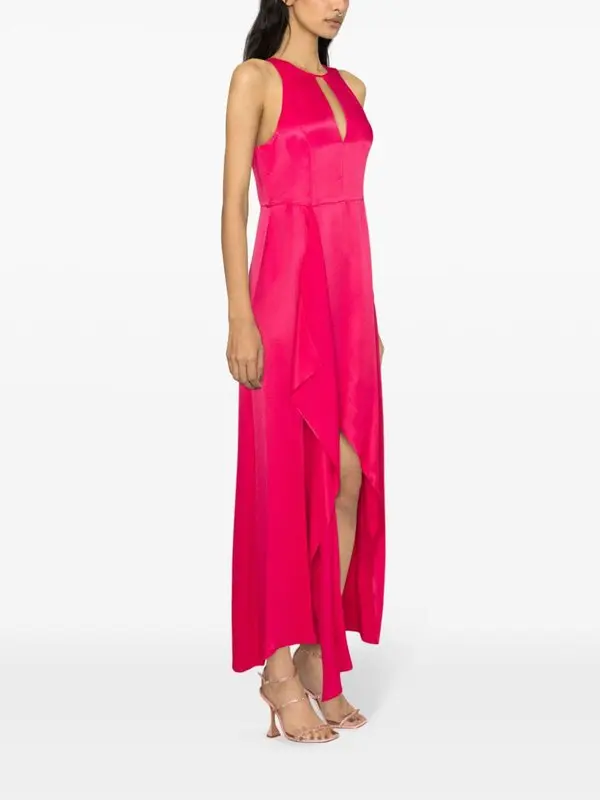 TWINSET Asymmetric Satin Dress