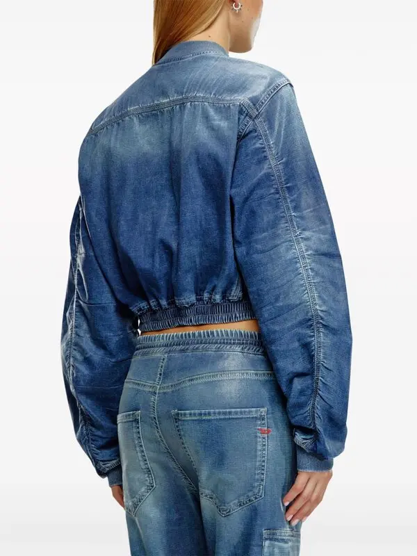 DIESEL® De-khlo-s Denim Bomber Track Jacket