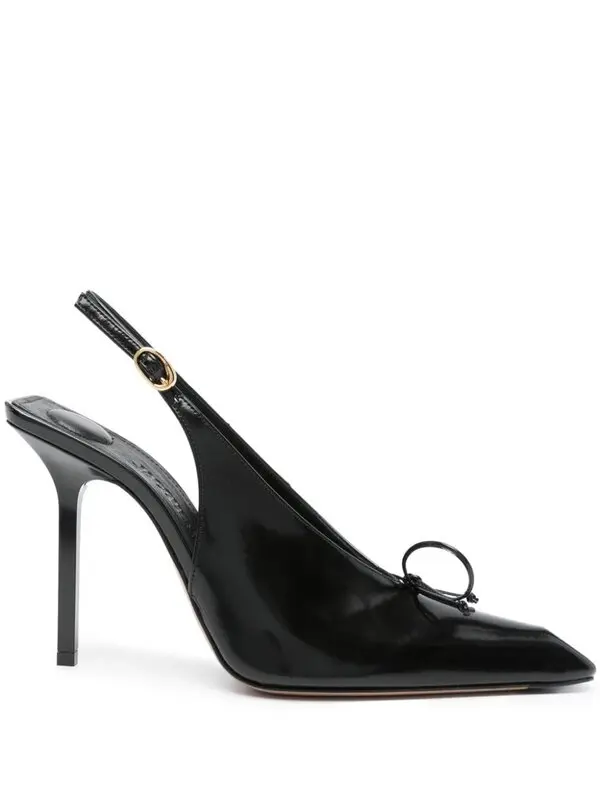 Jacquemus 100mm Cubisto Leather Pumps