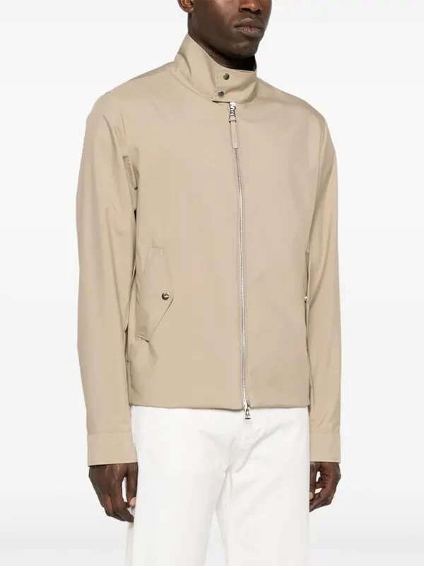 Moncler Chaberton Appliqué-logo Jacket - Neutrals