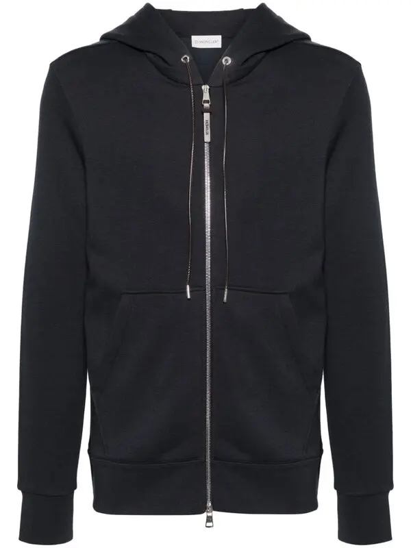 Moncler Logo-appliqué Zipped Hoodie