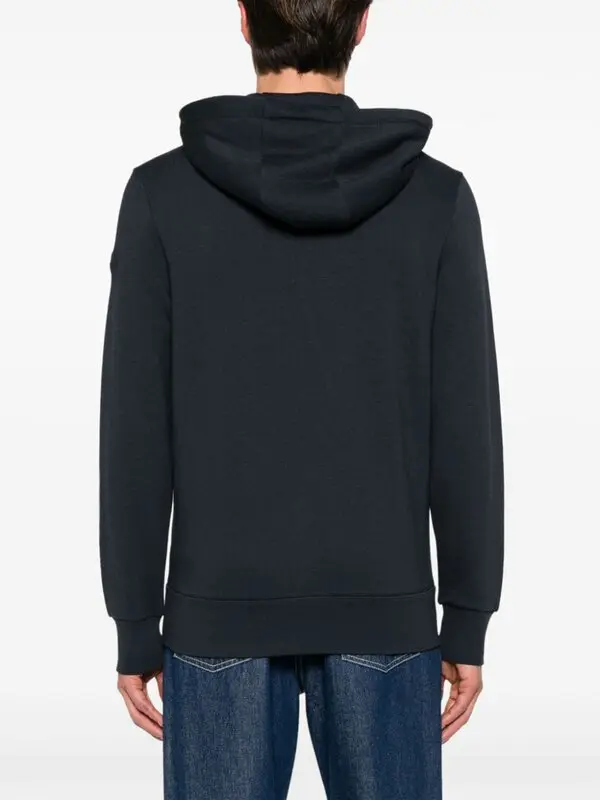 Moncler Logo-appliqué Zipped Hoodie