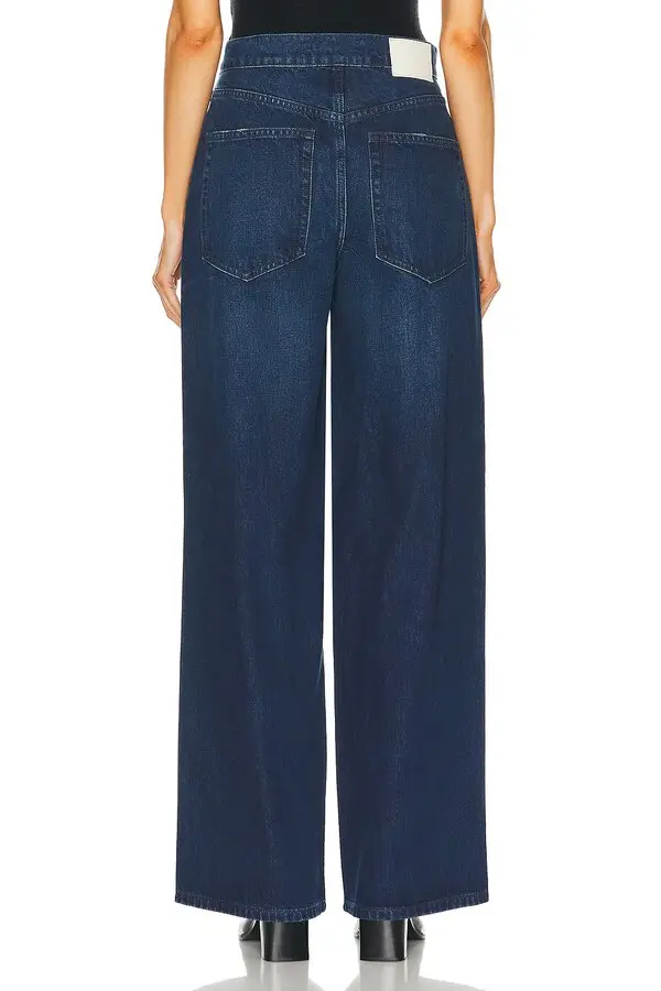 GRLFRND Angelina Baggy Slouch Jeans - Ryman Blue