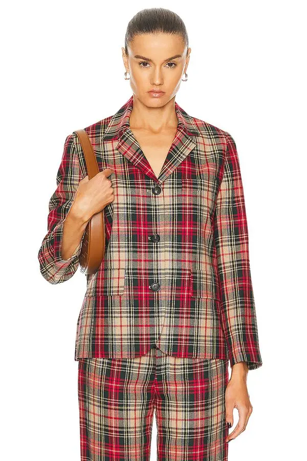 BODE Truto Plaid Suit Jacket