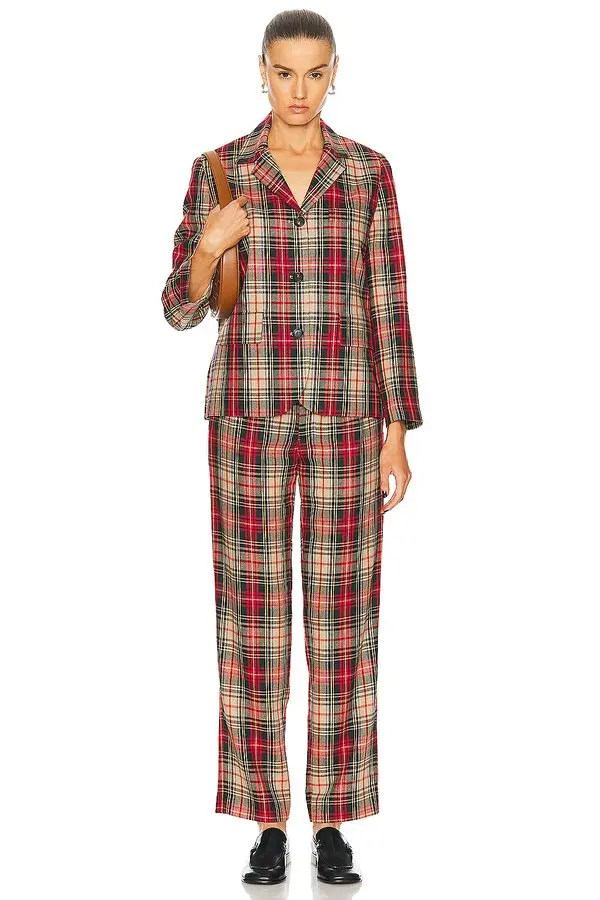 BODE Truto Plaid Suit Jacket