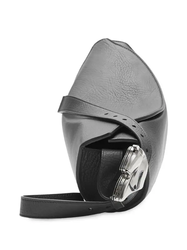 Burberry Large Horn Leather Shoulder Bag