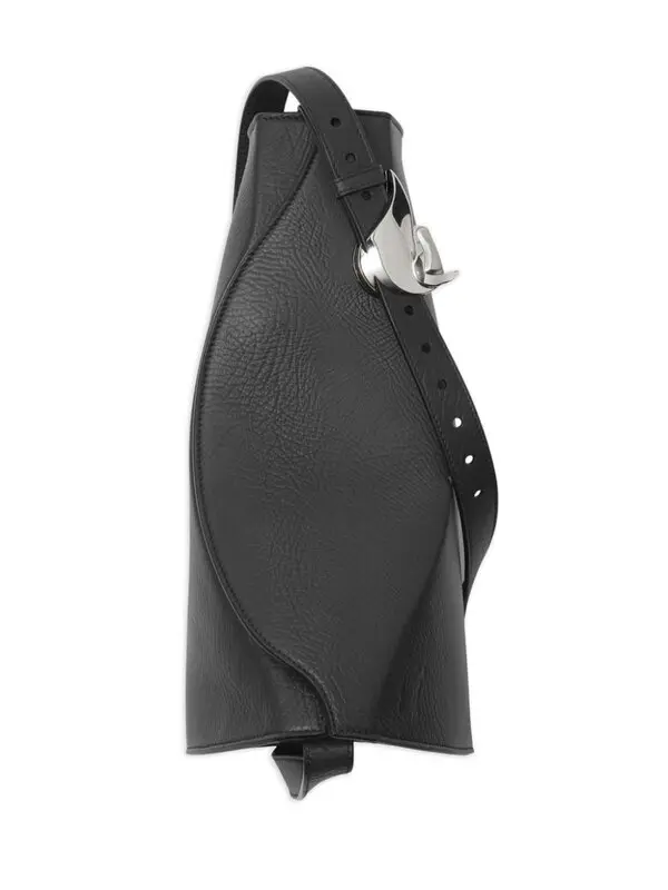 Burberry Large Horn Leather Shoulder Bag