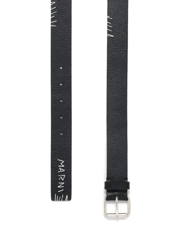 Marni Mending Leather Belt
