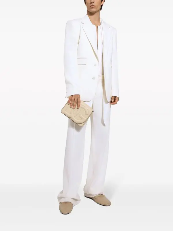 Dolce & Gabbana Scarf-collar Silk Crepe Shirt