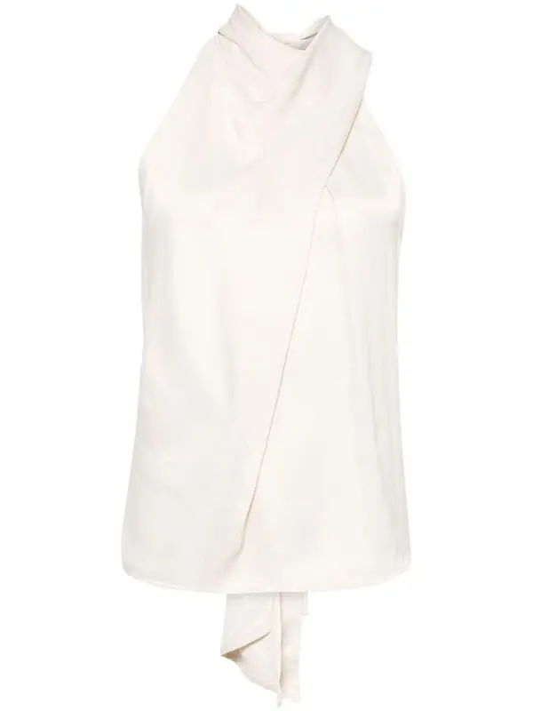 MARQUES' ALMEIDA Draped Halterneck Top