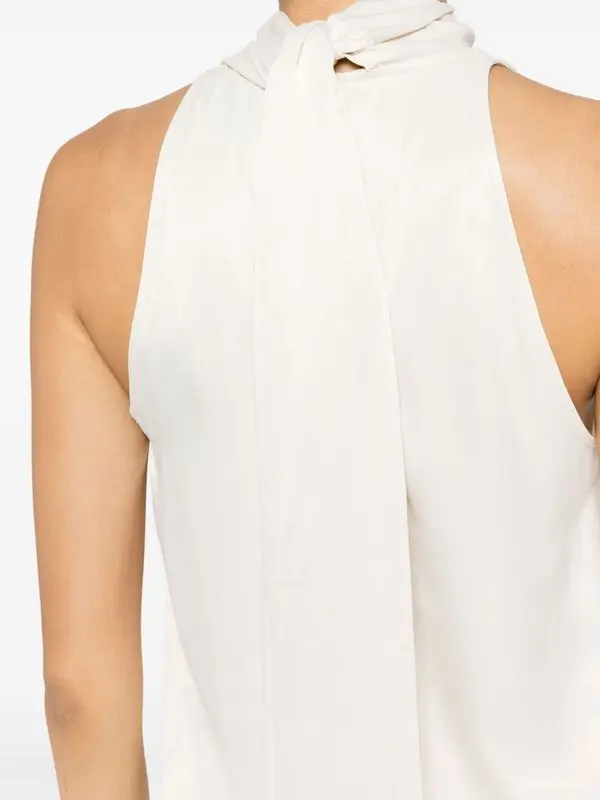 MARQUES' ALMEIDA Draped Halterneck Top