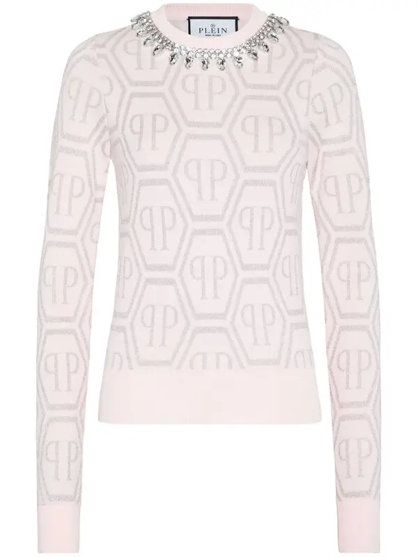 Philipp Plein Monogram Jumper - Pink