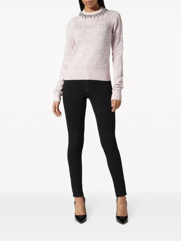 Philipp Plein Monogram Jumper - Pink