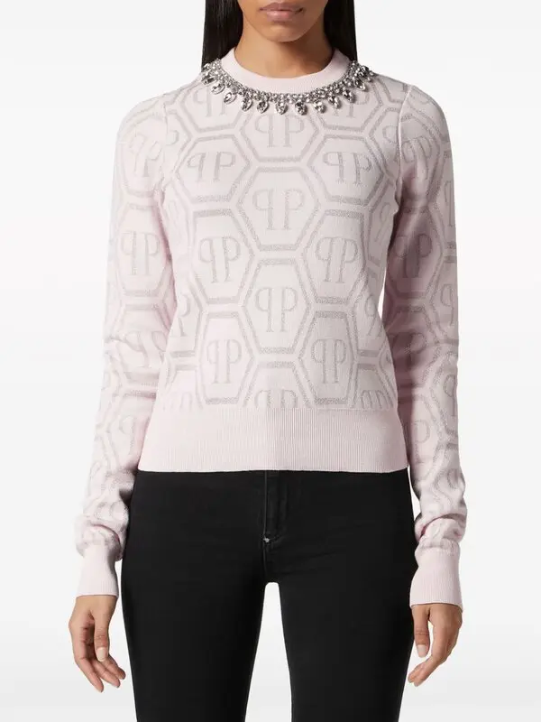 Philipp Plein Monogram Jumper - Pink