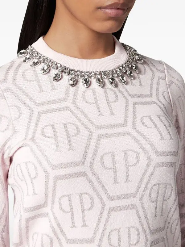 Philipp Plein Monogram Jumper - Pink
