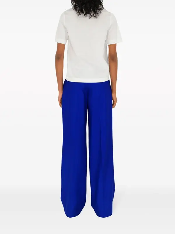 Burberry Cotton T-shirt With Equestrian Knight Design Embroidery - White