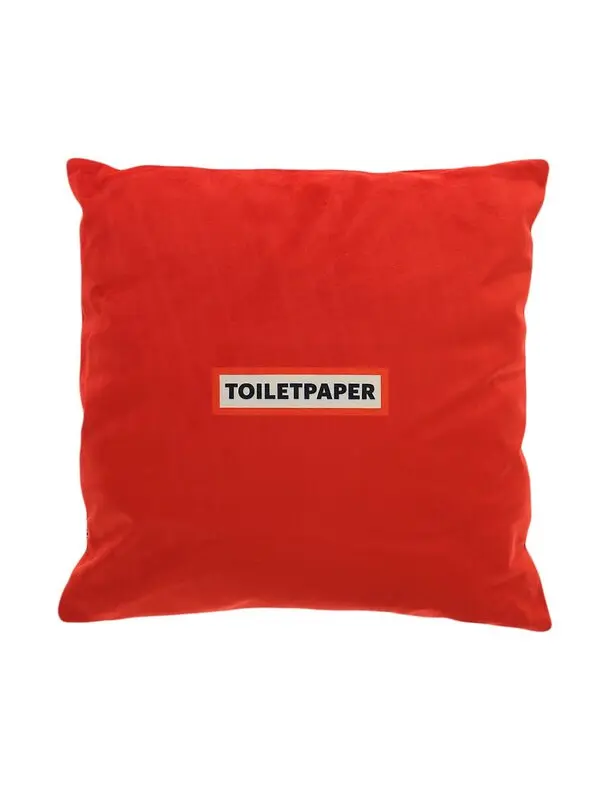 SELETTI Toiletpaper Revolver Cushion - Red