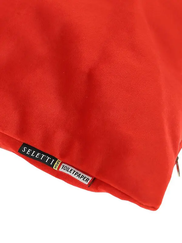 SELETTI Toiletpaper Revolver Cushion - Red
