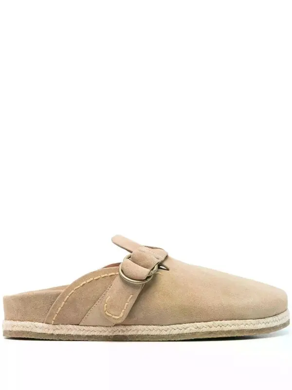 Polo Ralph Lauren Shearling-lined Suede Clogs