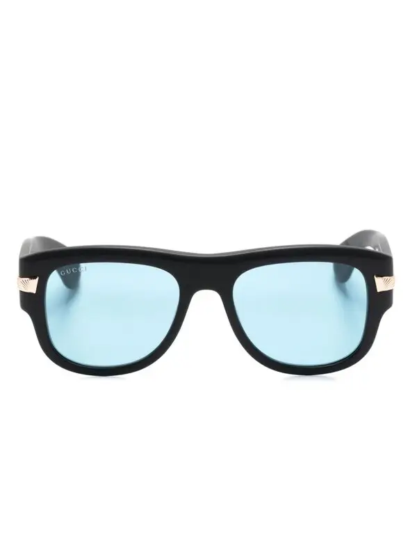 Gucci Square-frame Sunglasses - Black