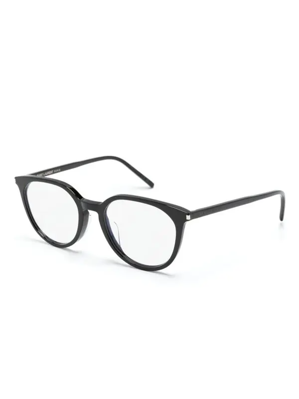 Saint Laurent Round-frame Glasses - Black