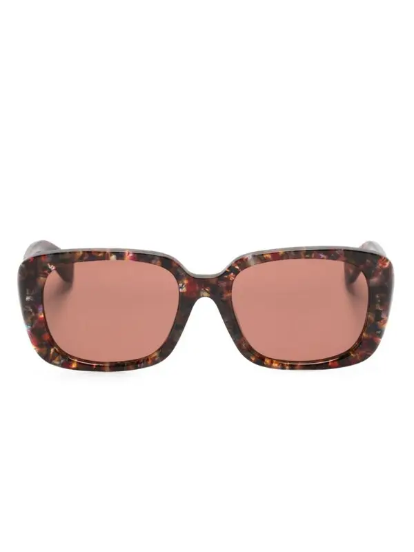 Chloé Square-frame Sunglasses - Brown