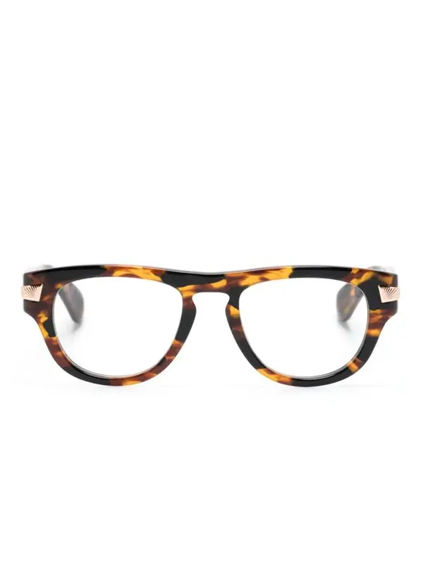 Gucci Square Frame Glasses - Brown