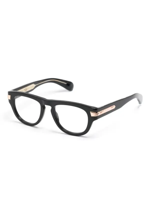Gucci Geometric Frame Glasses With Logo