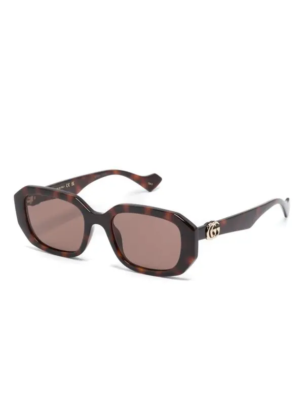 Gucci Geometric-frame Sunglasses