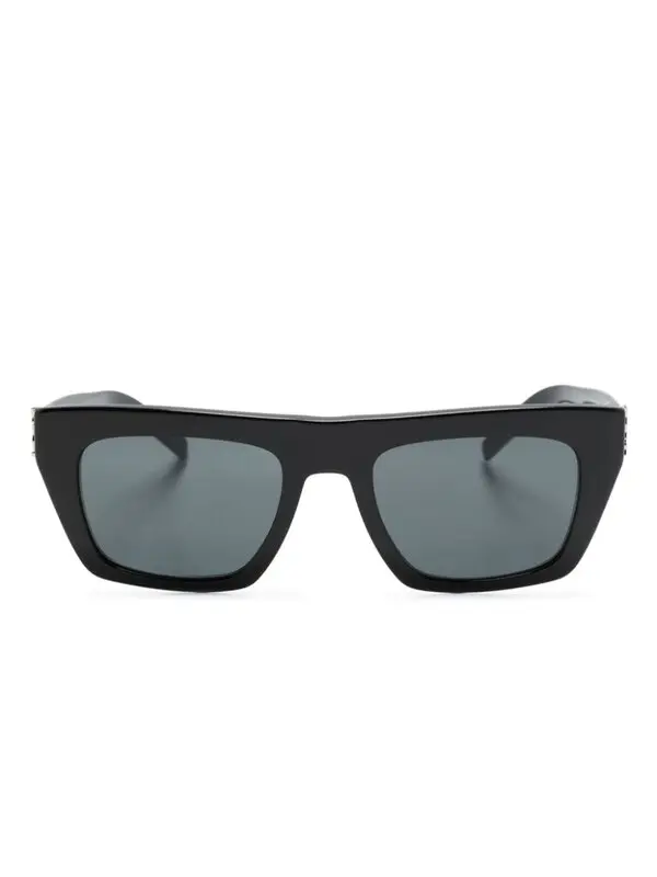 Saint Laurent Rectangle-frame Sunglasses - Black