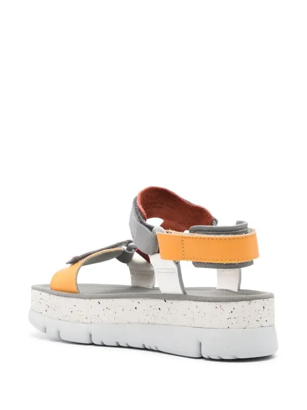 Camper Oruga Up Flatform Sandals - Grey
