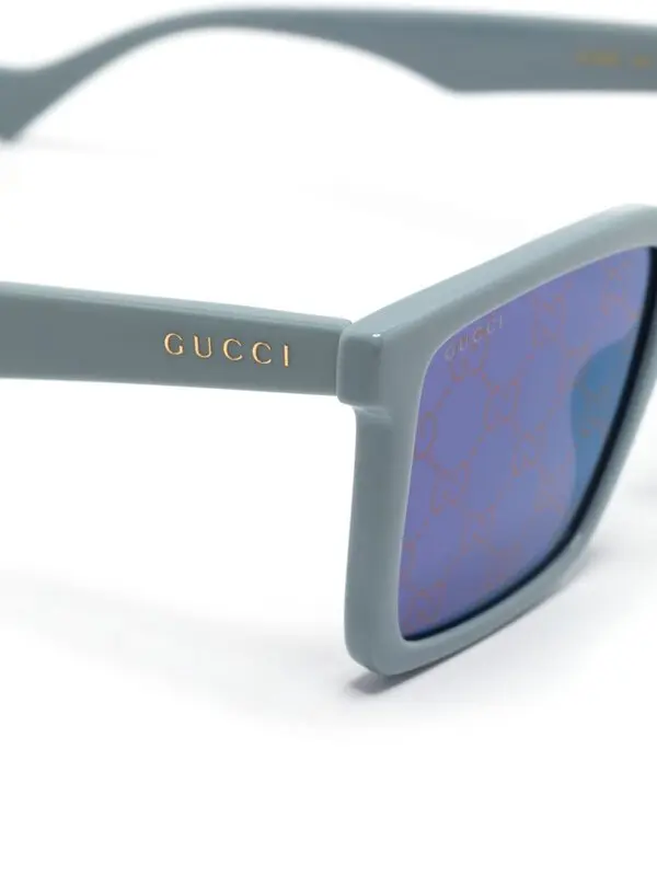 Gucci Rectangle-frame Sunglasses