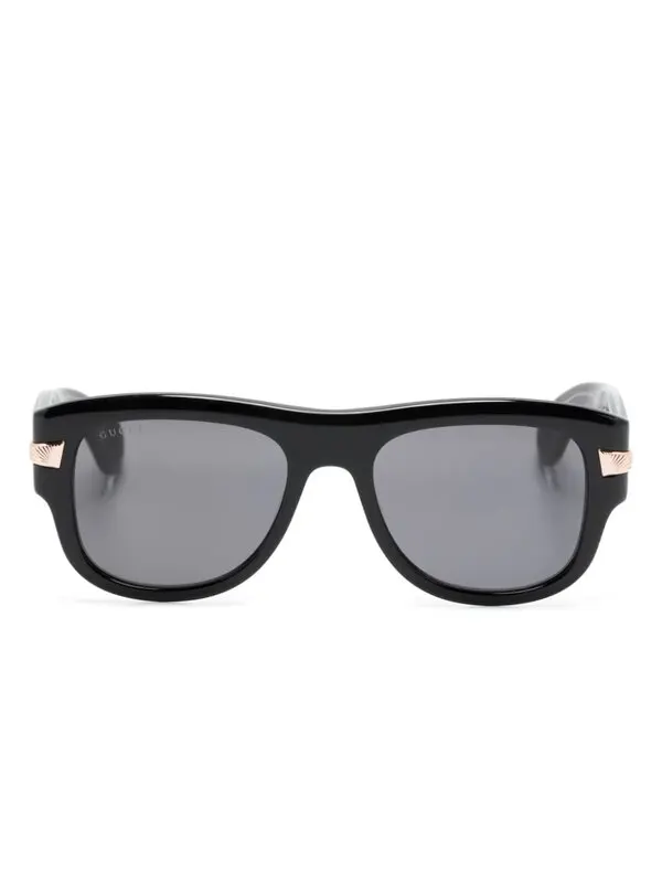 Gucci Square-frame Sunglasses - Black
