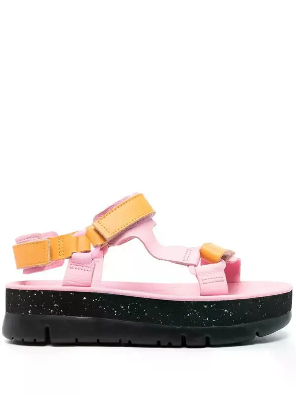 Camper Oruga Up Platform Sandals - Pink