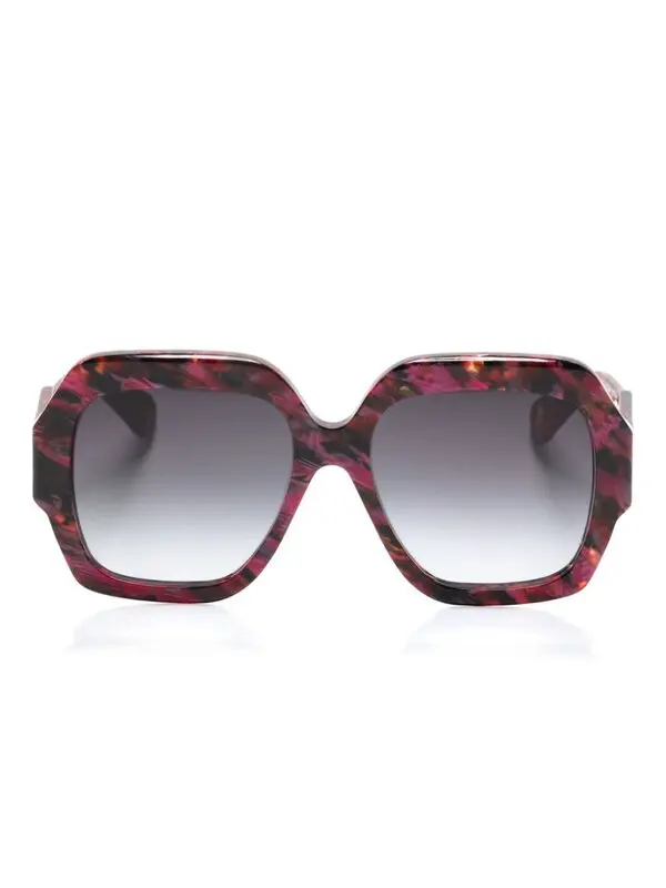 Chloé Gayia Oversize-frame Sunglasses - Pink