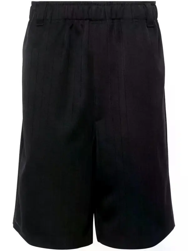 Jacquemus Le Bermuda Juego Wool Shorts - Black