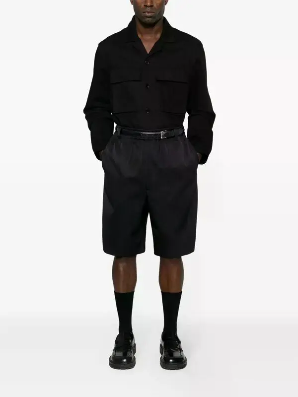 Jacquemus Le Bermuda Juego Wool Shorts - Black